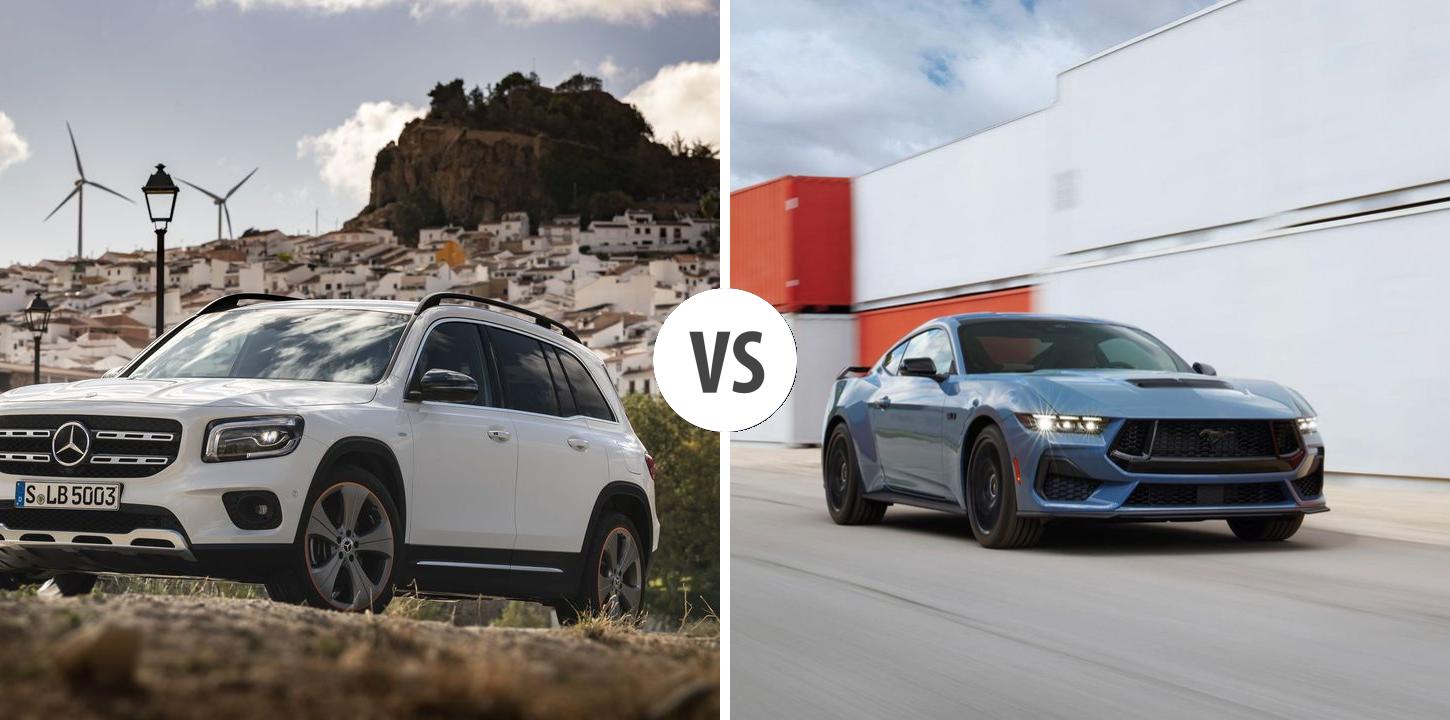 Mercedes GLB VS Ford Mustang Fastback – Vergleiche Preise, Leistung ...