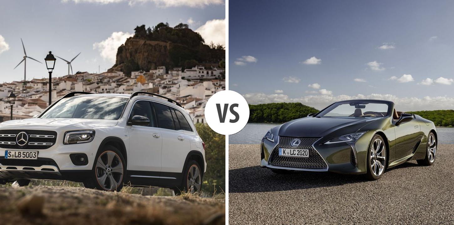 Mercedes GLB VS Lexus LC Cabriolet – Vergleiche Preise, Leistung ...