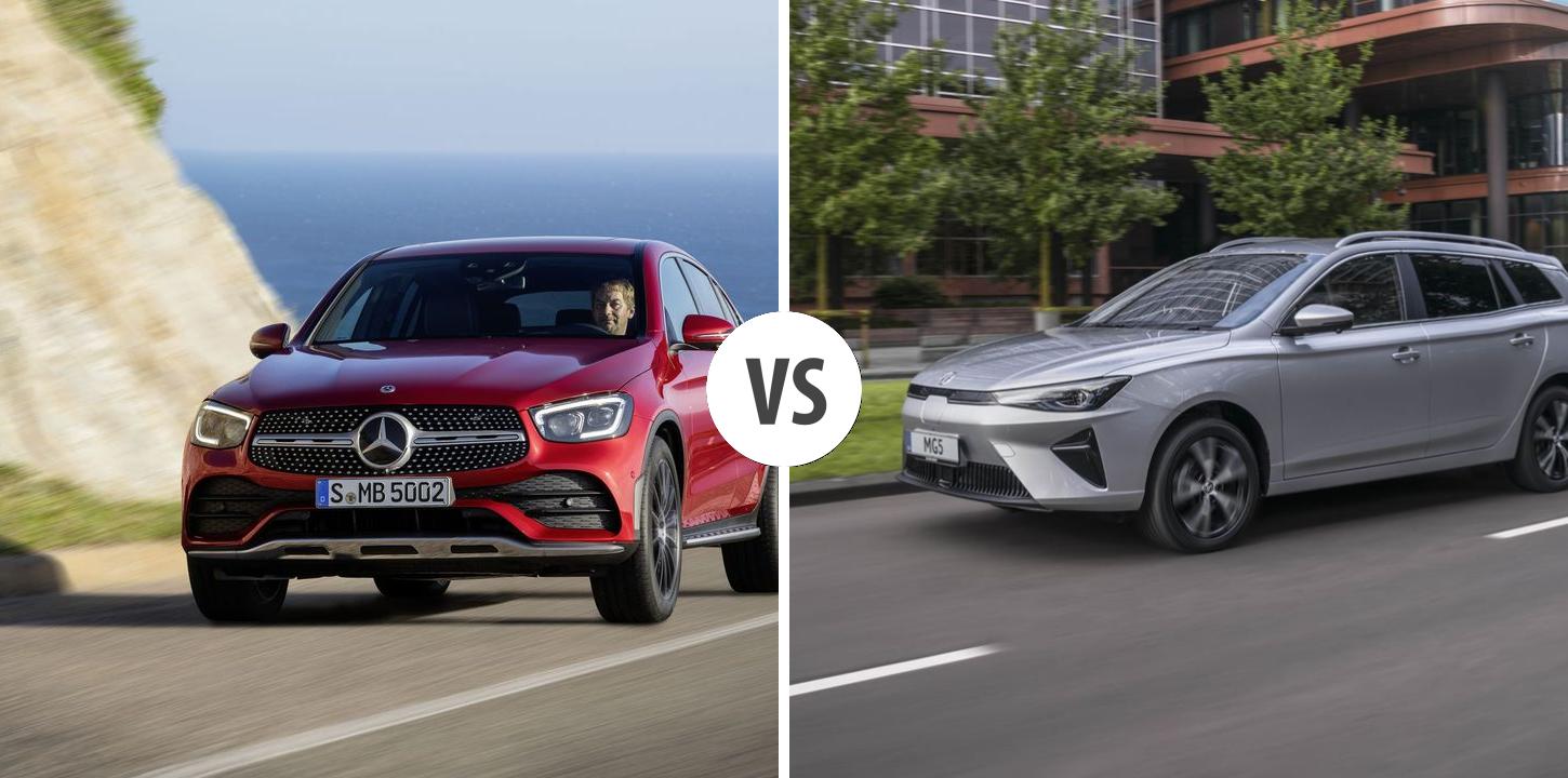 Mercedes GLC Coupé VS MG MG 5 (bis 2025) – Vergleiche Preise, Leistung ...