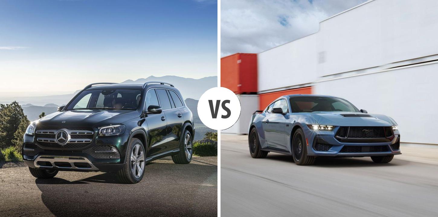 Mercedes GLS VS Ford Mustang Fastback – Vergleiche Preise, Leistung ...