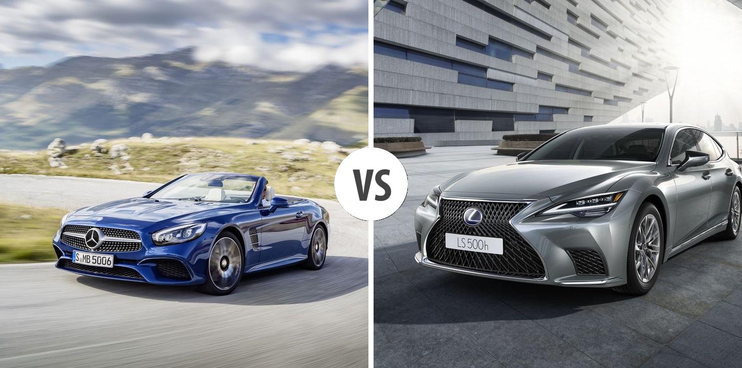 Mercedes SL VS Lexus LS – Vergleiche Preise, Leistung, Kofferraum ...