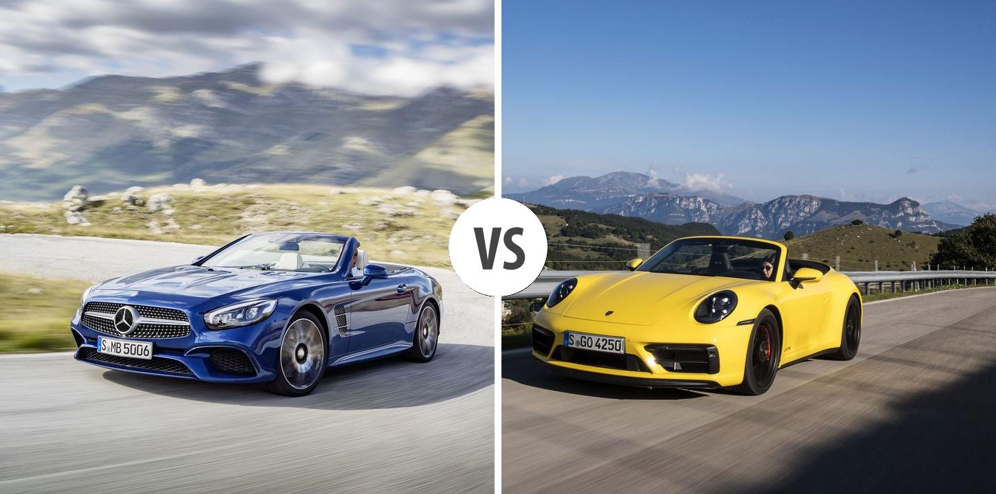 Mercedes SL VS Porsche 911 Cabriolet – Vergleiche Preise, Leistung ...