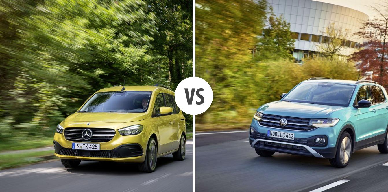 Mercedes T-Klasse VS Volkswagen T-Cross – Vergleiche Preise, Leistung ...