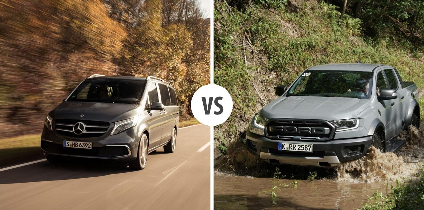 Mercedes V-Klasse VS Ford Ranger – Vergleiche Preise, Leistung ...