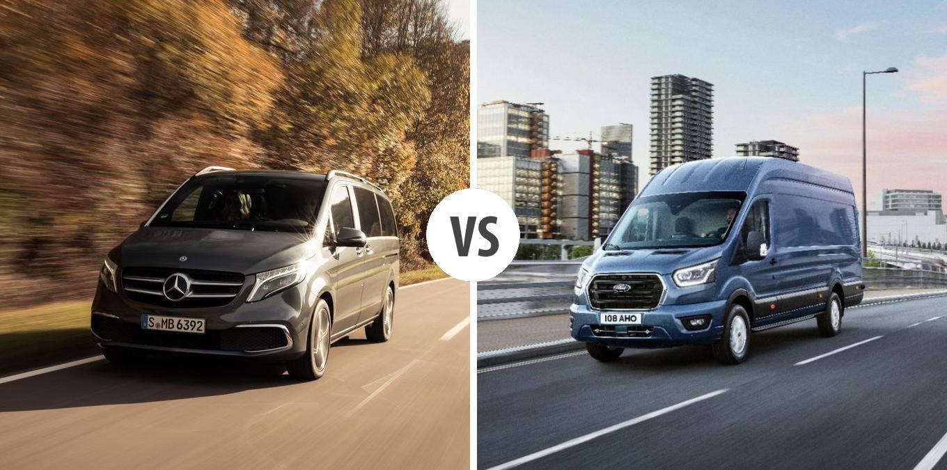 Mercedes V-Klasse VS Ford Transit – Vergleiche Preise, Leistung ...