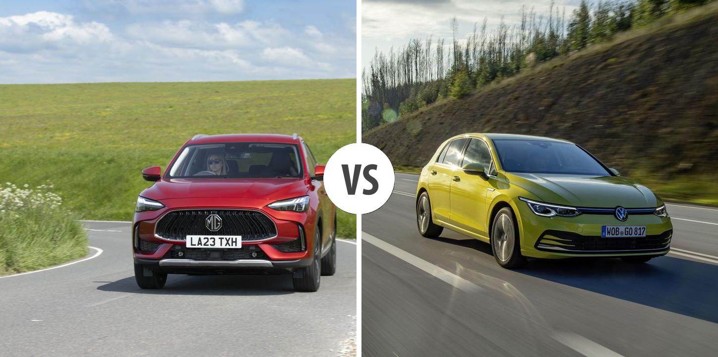 MG HS VS Volkswagen Golf Autovergleich | AUTOGOTT.AT