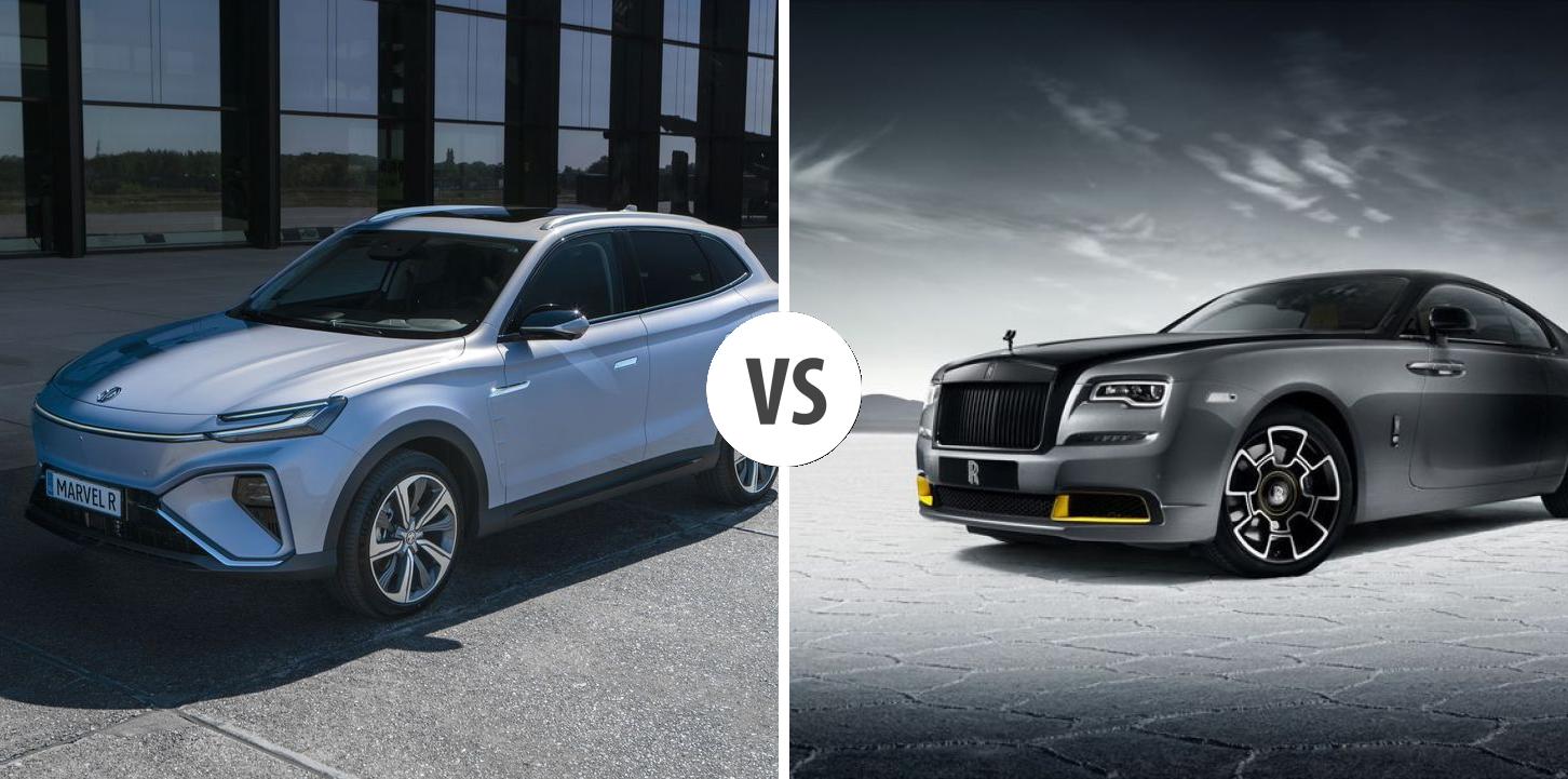 MG Marvel R VS Rolls-Royce Wraith – Vergleiche Preise, Leistung ...