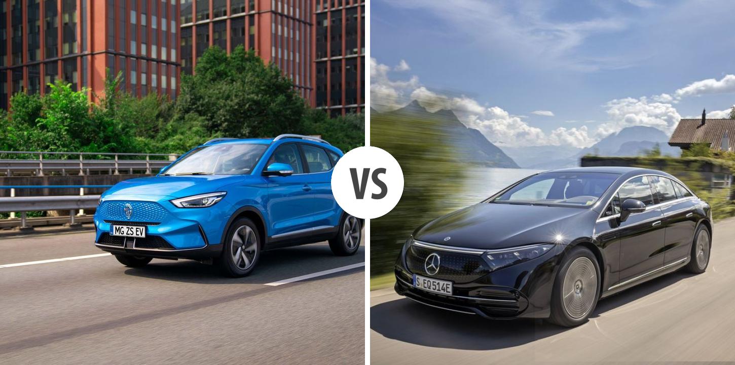 MG ZS EV (bis 2025) VS Mercedes EQS Limousine – Vergleiche Preise ...