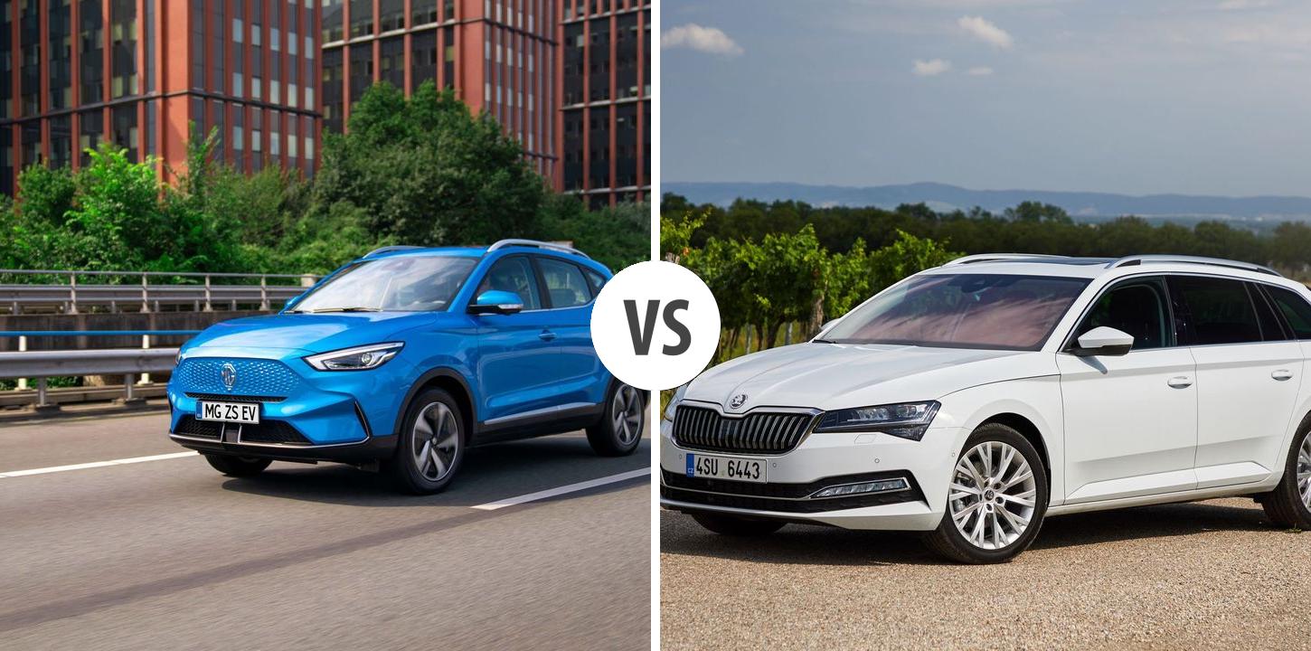 MG ZS EV (bis 2025) VS Skoda Superb Combi – Vergleiche Preise, Leistung ...