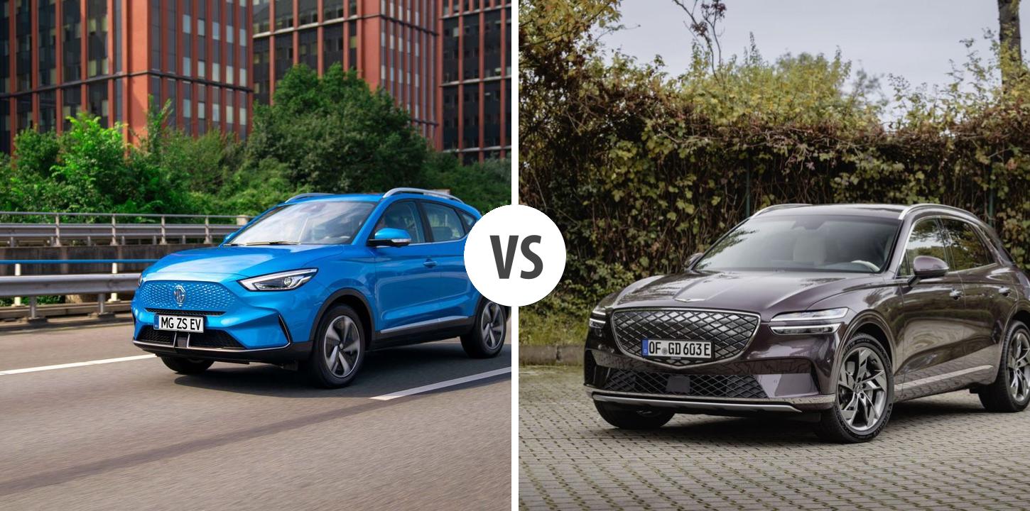 MG ZS EV VS Genesis GV70 – Vergleiche Preise, Leistung, Kofferraum ...