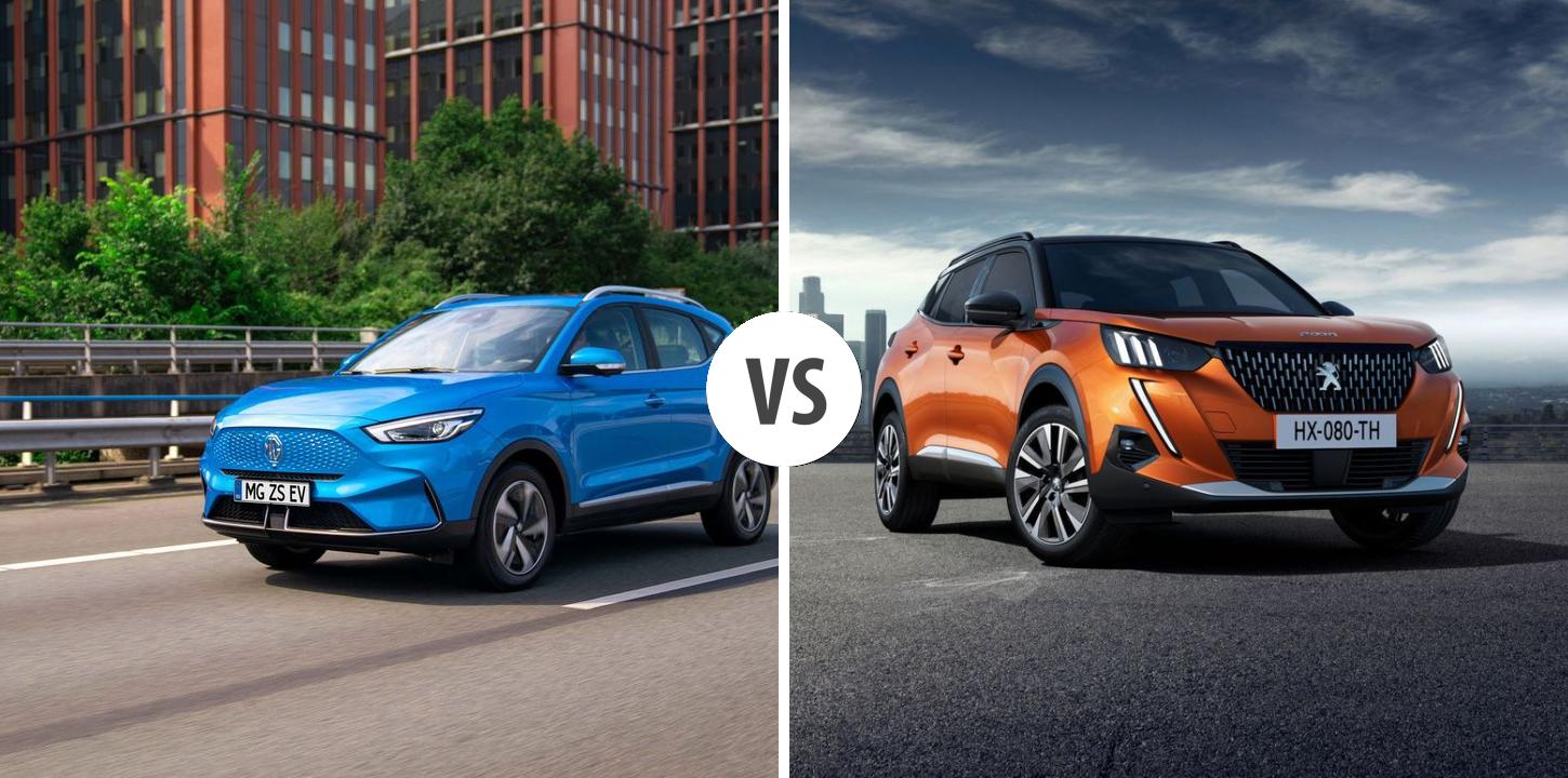 MG ZS EV VS Peugeot 2008 – Vergleiche Preise, Leistung, Kofferraum ...