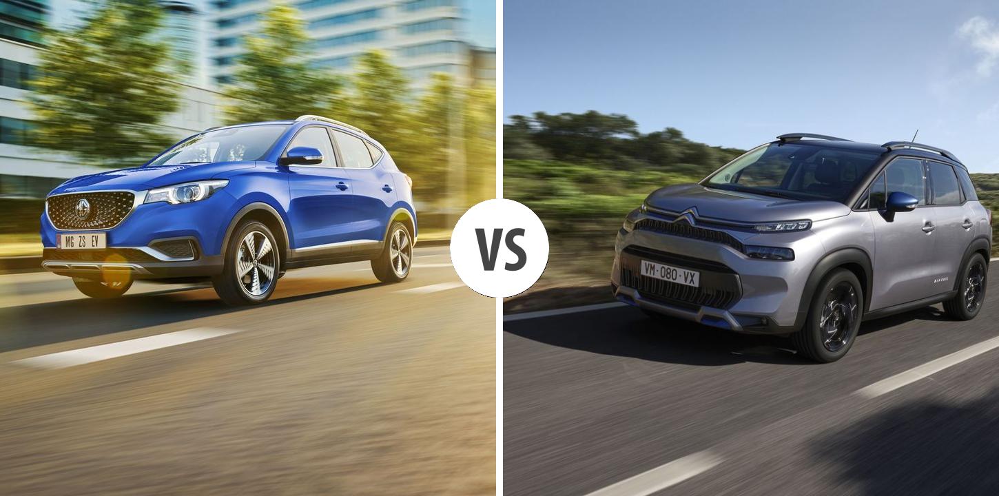 MG ZS VS Citroën C3 Aircross – Vergleiche Preise, Leistung, Kofferraum ...