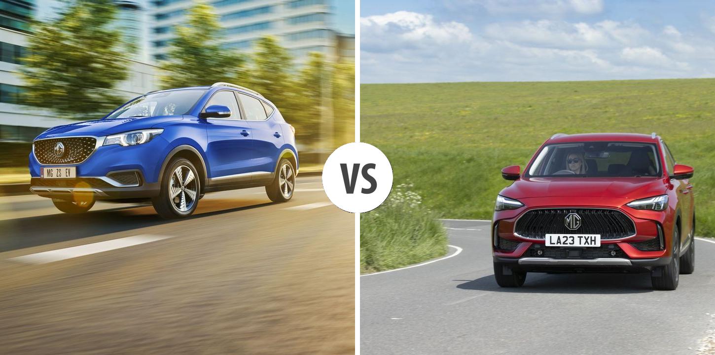 MG ZS VS MG HS Autovergleich | AUTOGOTT.AT