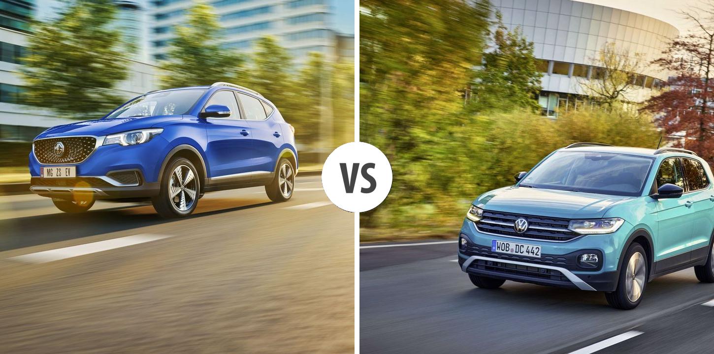 MG ZS VS Volkswagen T-Cross – Vergleiche Preise, Leistung, Kofferraum ...