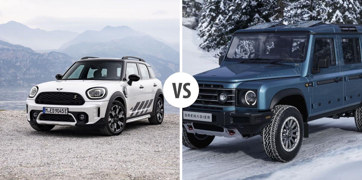 Mini Countryman VS INEOS Grenadier – Vergleiche Preise, Leistung ...