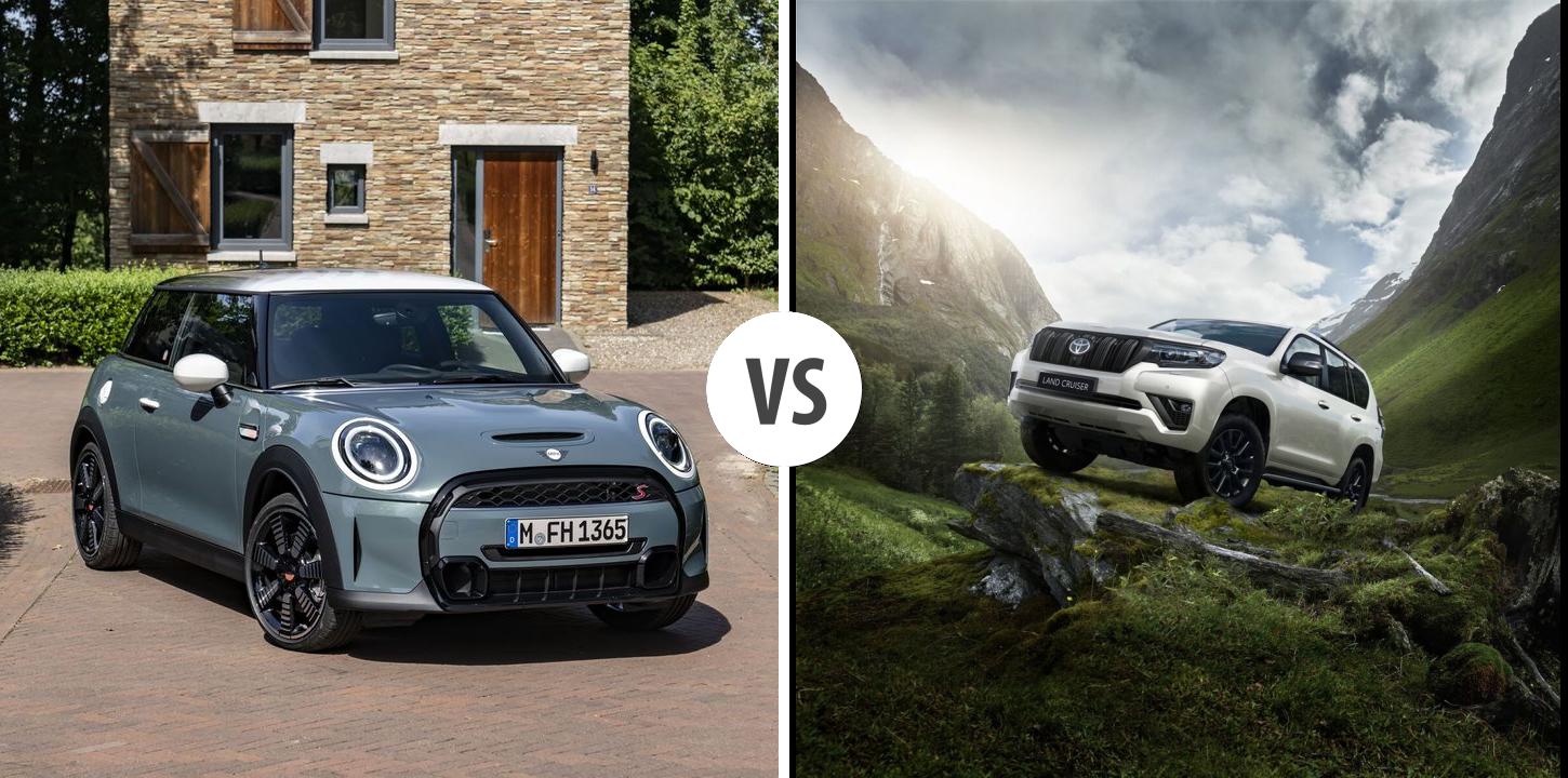 Mini MINI VS Toyota Land Cruiser – Vergleiche Preise, Leistung ...