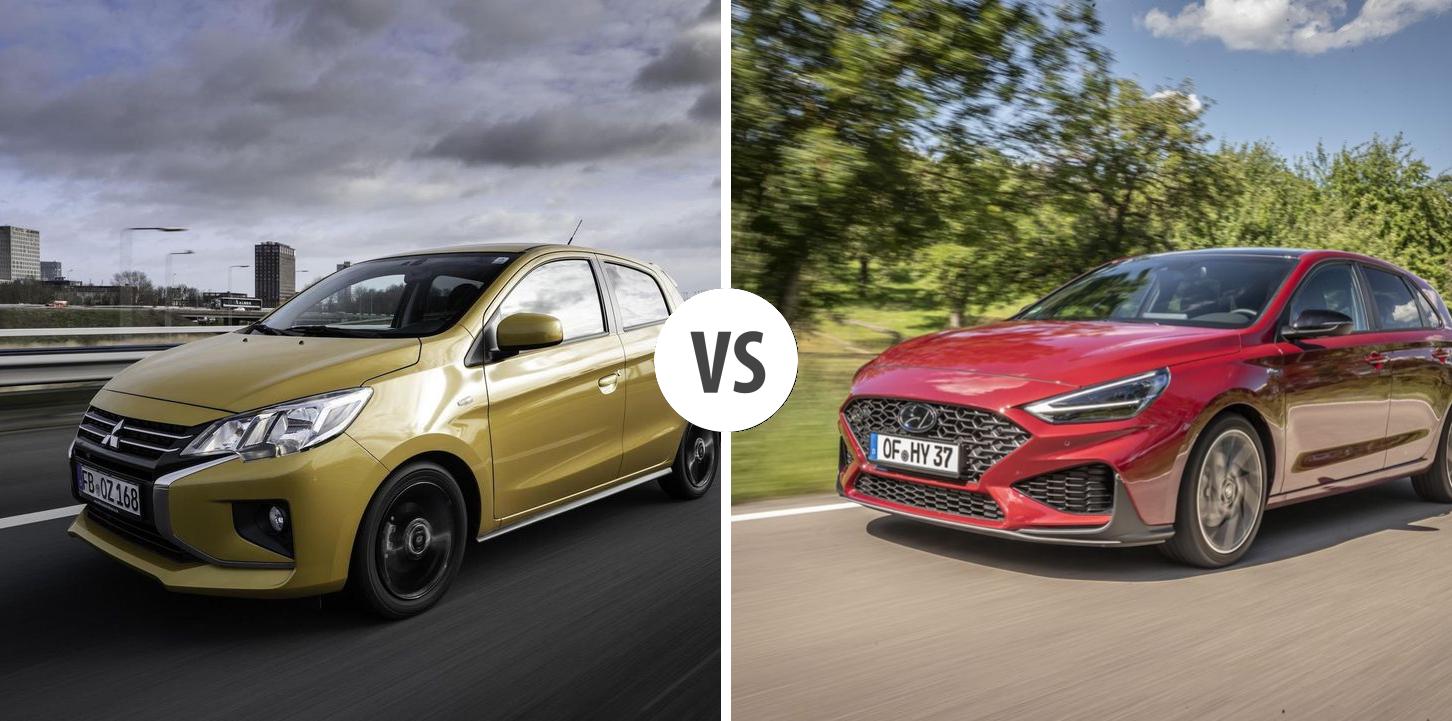 Mitsubishi Space Star VS Hyundai i30 – Vergleiche Preise, Leistung ...