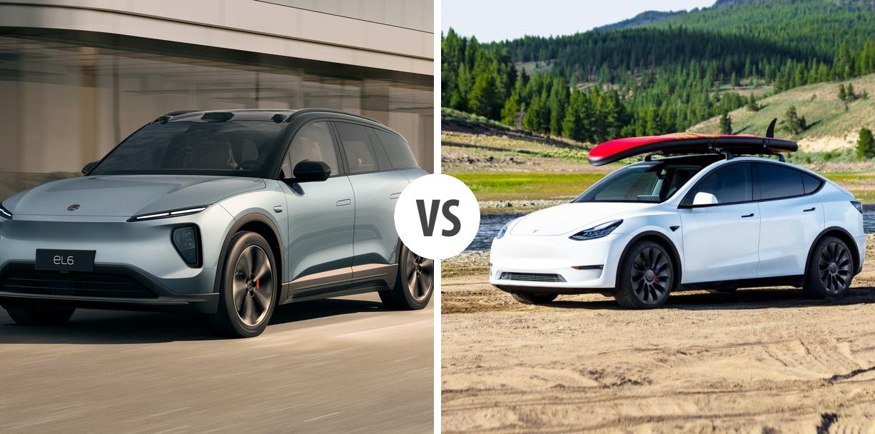 Nio EL6 VS TESLA Model Y Autovergleich | AUTOGOTT.AT
