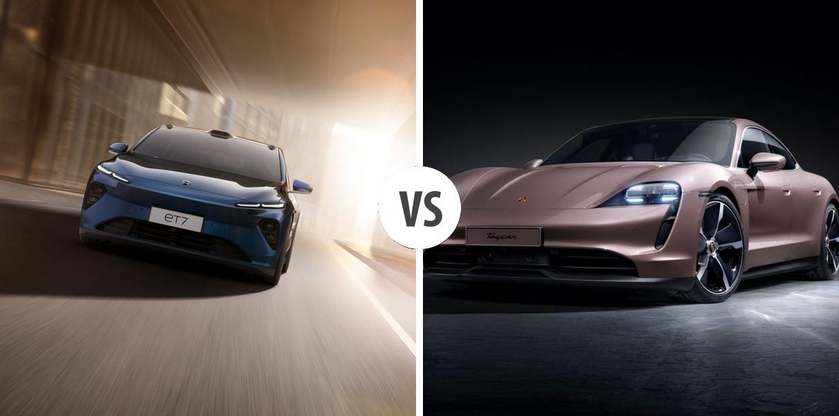 Nio ET7 VS Porsche Taycan Autovergleich | AUTOGOTT.AT
