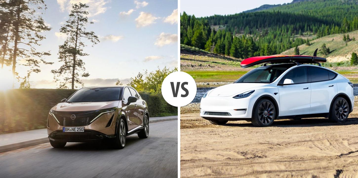 Interesting Nissan Ariya Vs Model Y Pictures
