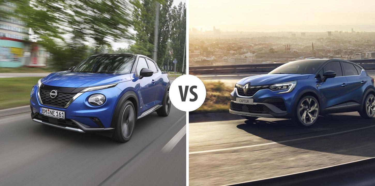 Nissan Juke VS Renault Captur – Vergleiche Preise, Leistung, Kofferraum ...