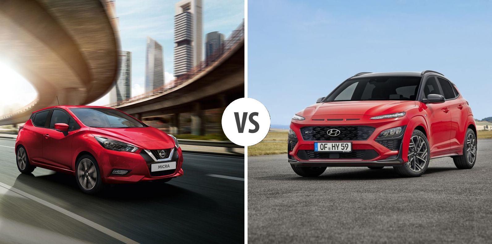 Nissan Micra VS Hyundai Kona – Vergleiche Preise, Leistung, Kofferraum ...
