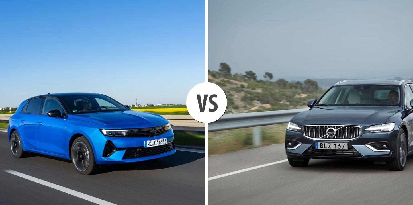 Opel Astra Electric VS Volvo V60 – Vergleiche Preise, Leistung ...