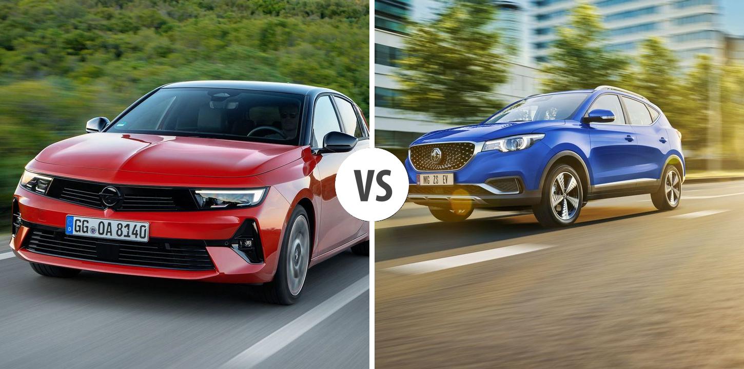 Opel Astra VS MG ZS – Vergleiche Preise, Leistung, Kofferraum ...