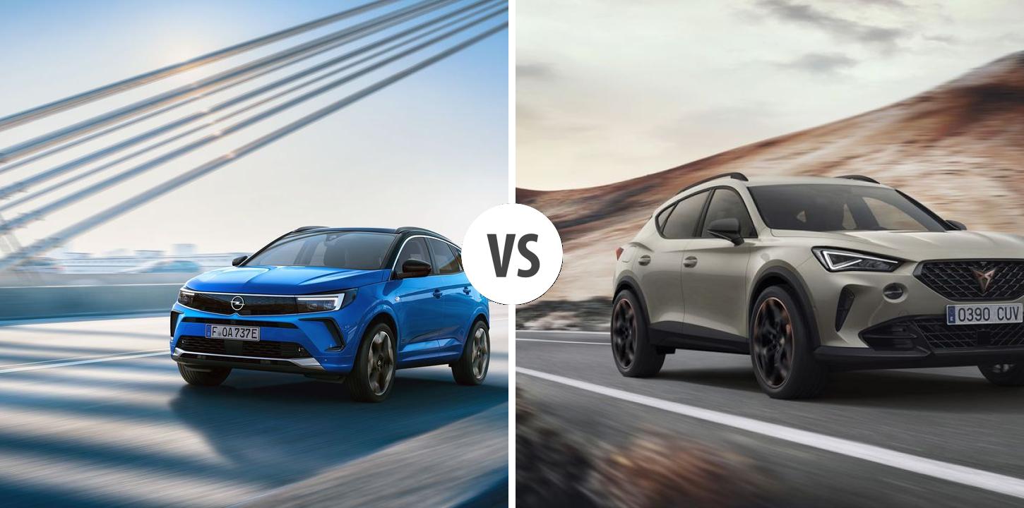 Opel Grandland VS CUPRA Formentor – Vergleiche Preise, Leistung ...