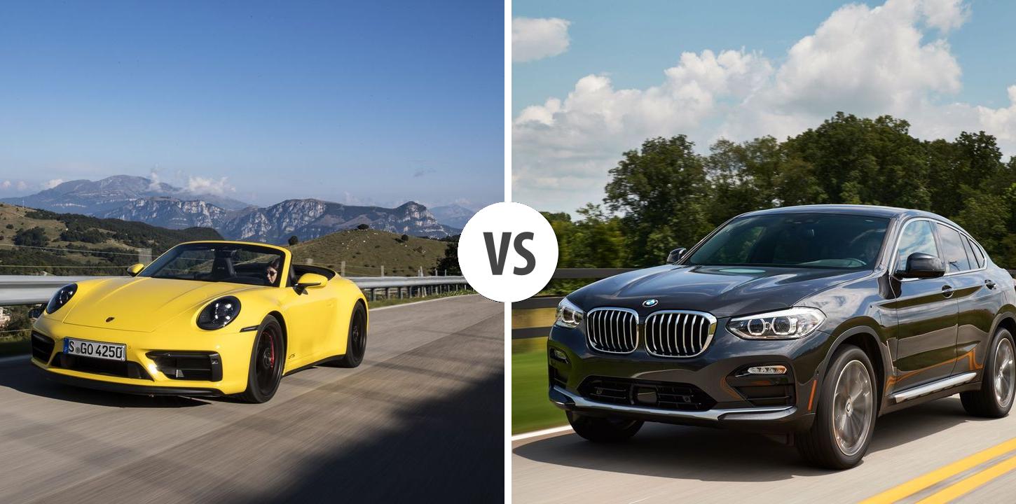 Porsche 911 Cabriolet VS BMW X4 (bis 2025) – Vergleiche Preise ...