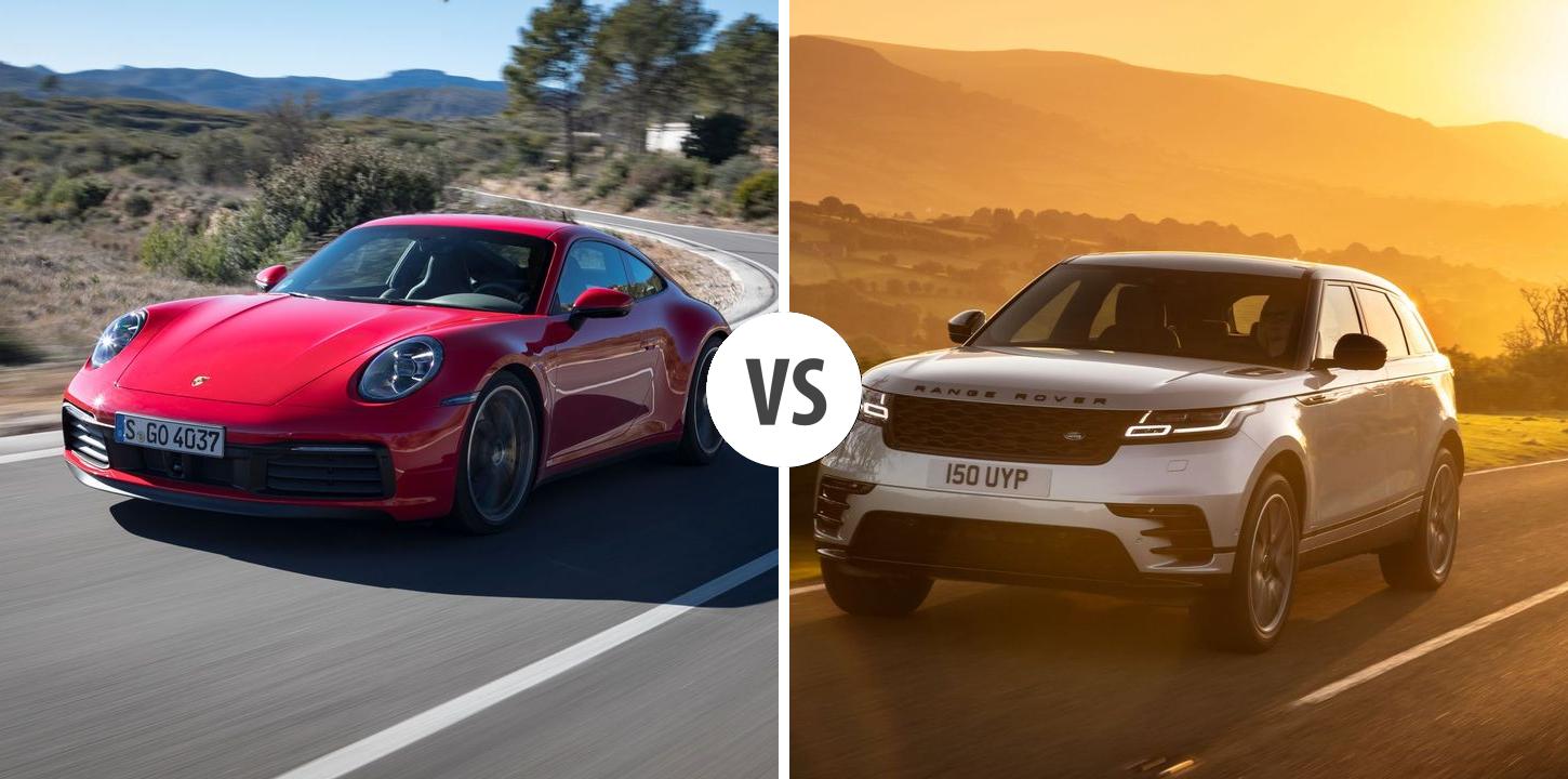 Porsche 911 Coupé VS Land Rover Range Rover Velar – Vergleiche Preise ...