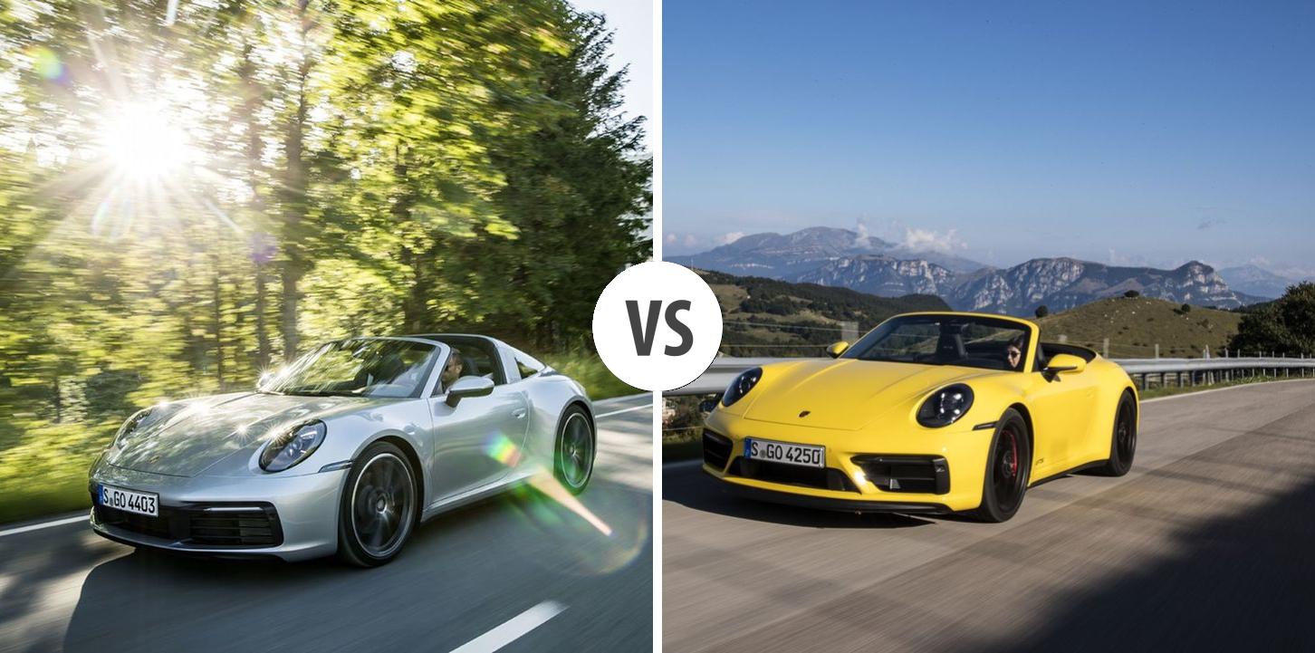 Porsche 911 Targa VS Porsche 911 Cabriolet – Vergleiche Preise ...