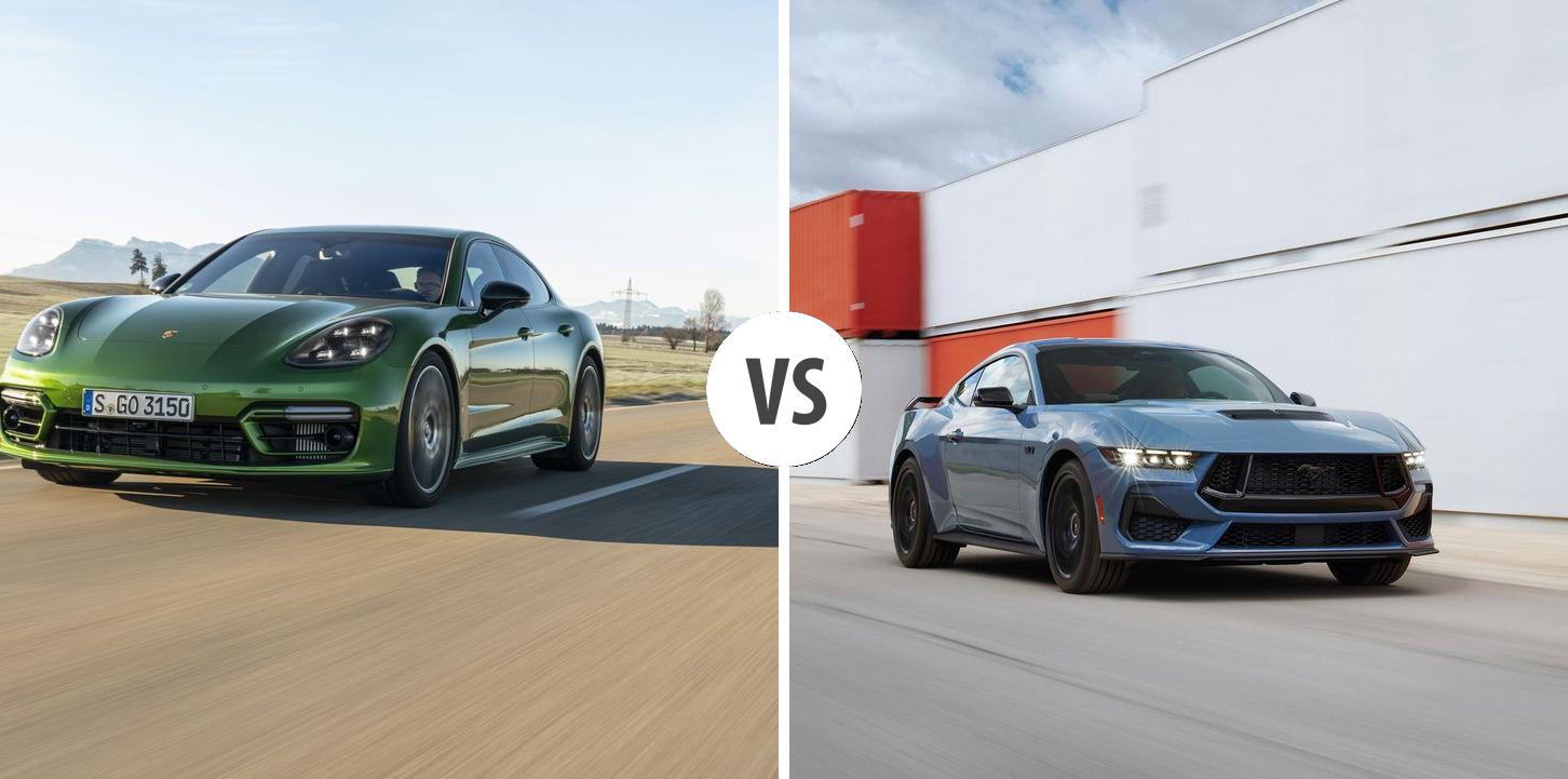 Porsche Panamera VS Ford Mustang Fastback – Vergleiche Preise, Leistung ...