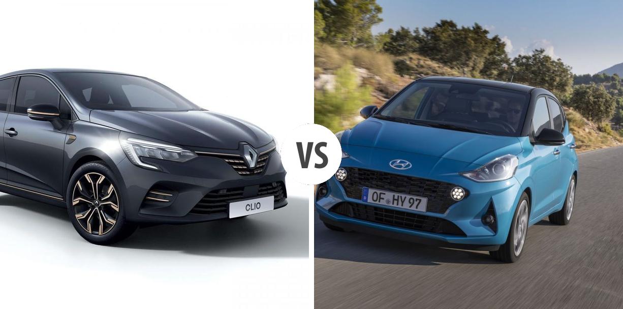 Renault Clio VS Hyundai i10 – Vergleiche Preise, Leistung, Kofferraum ...