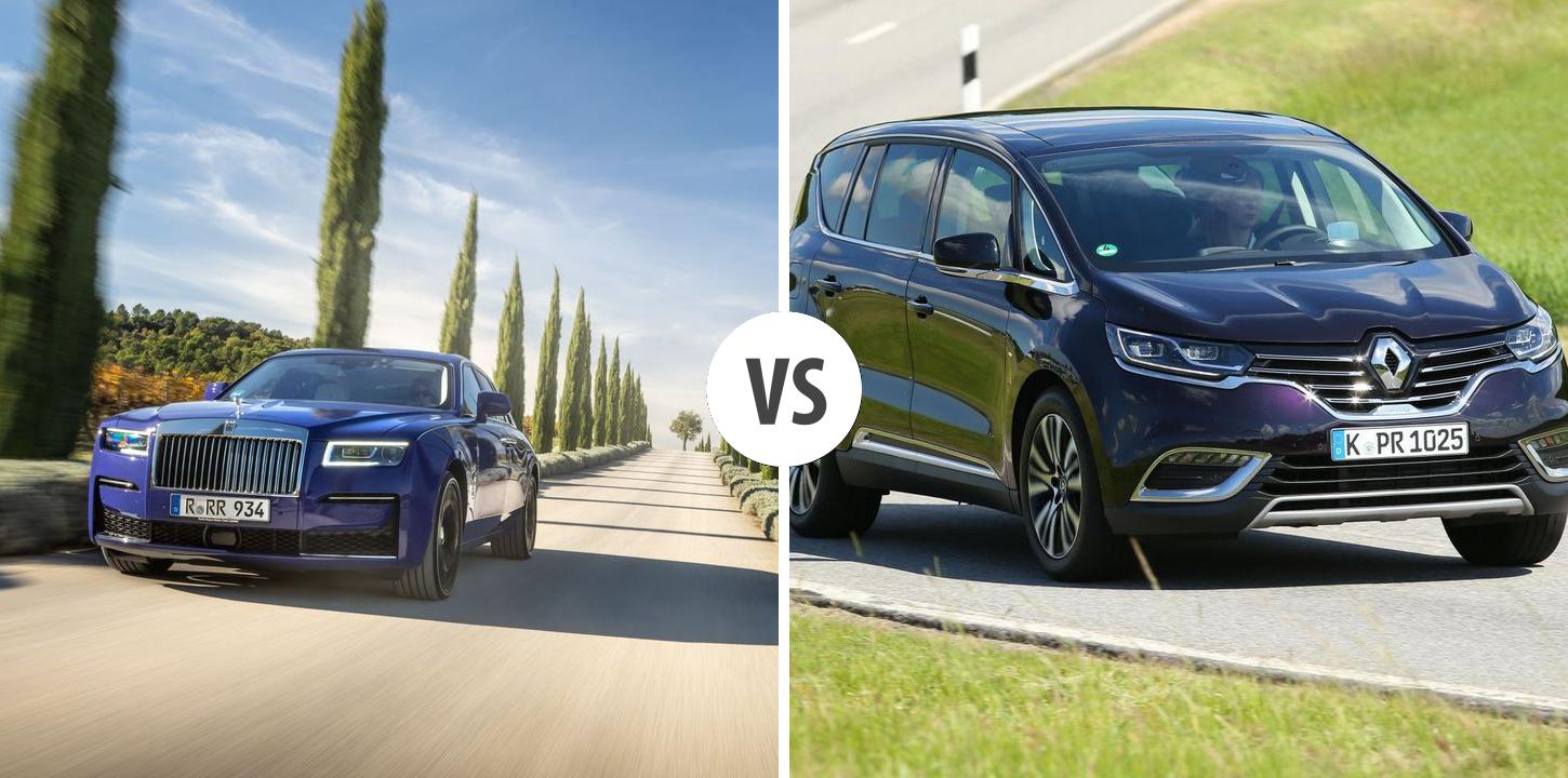 Rolls-Royce Ghost (bis 2025) VS Renault Espace – Vergleiche Preise ...