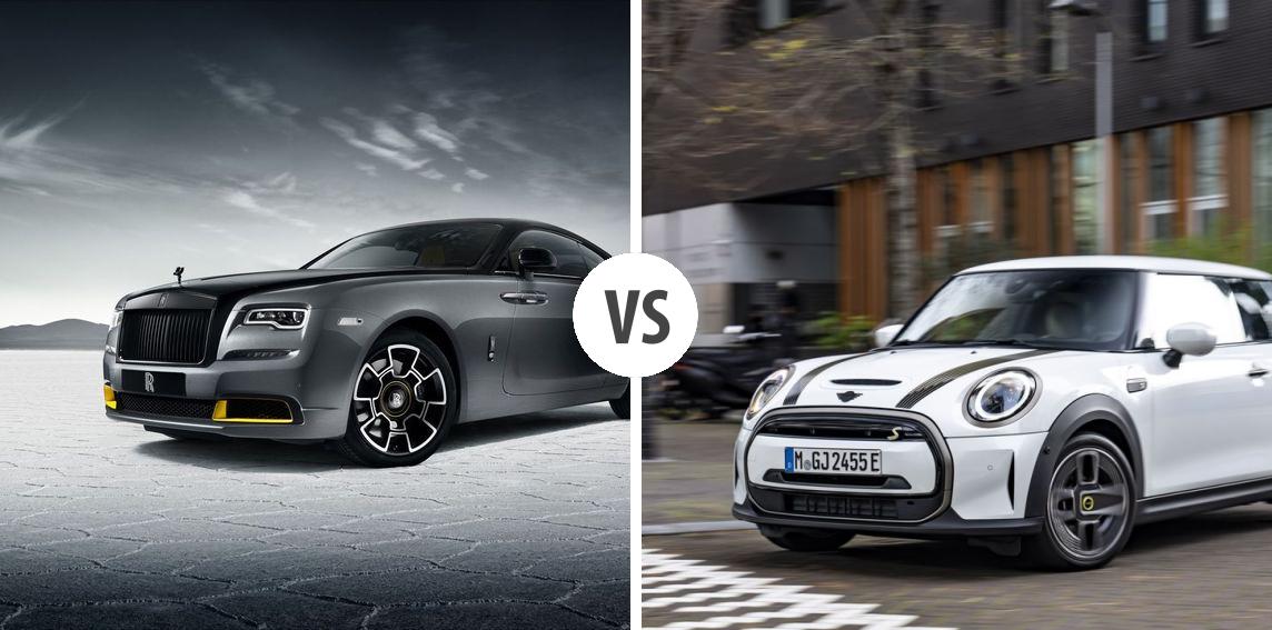 Rolls-Royce Wraith (bis 2025) VS Mini Cooper Electric – Vergleiche ...