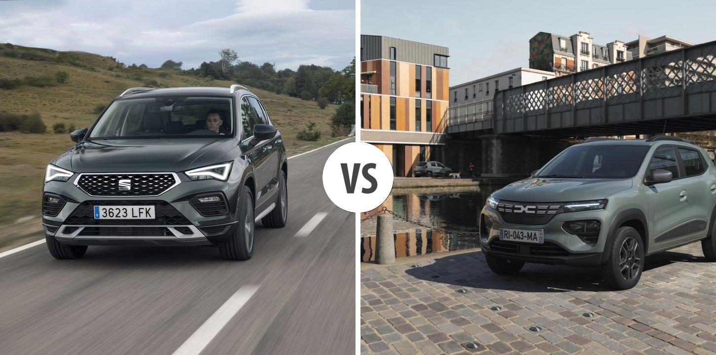 Seat Ateca VS Dacia Spring – Vergleiche Preise, Leistung, Kofferraum ...