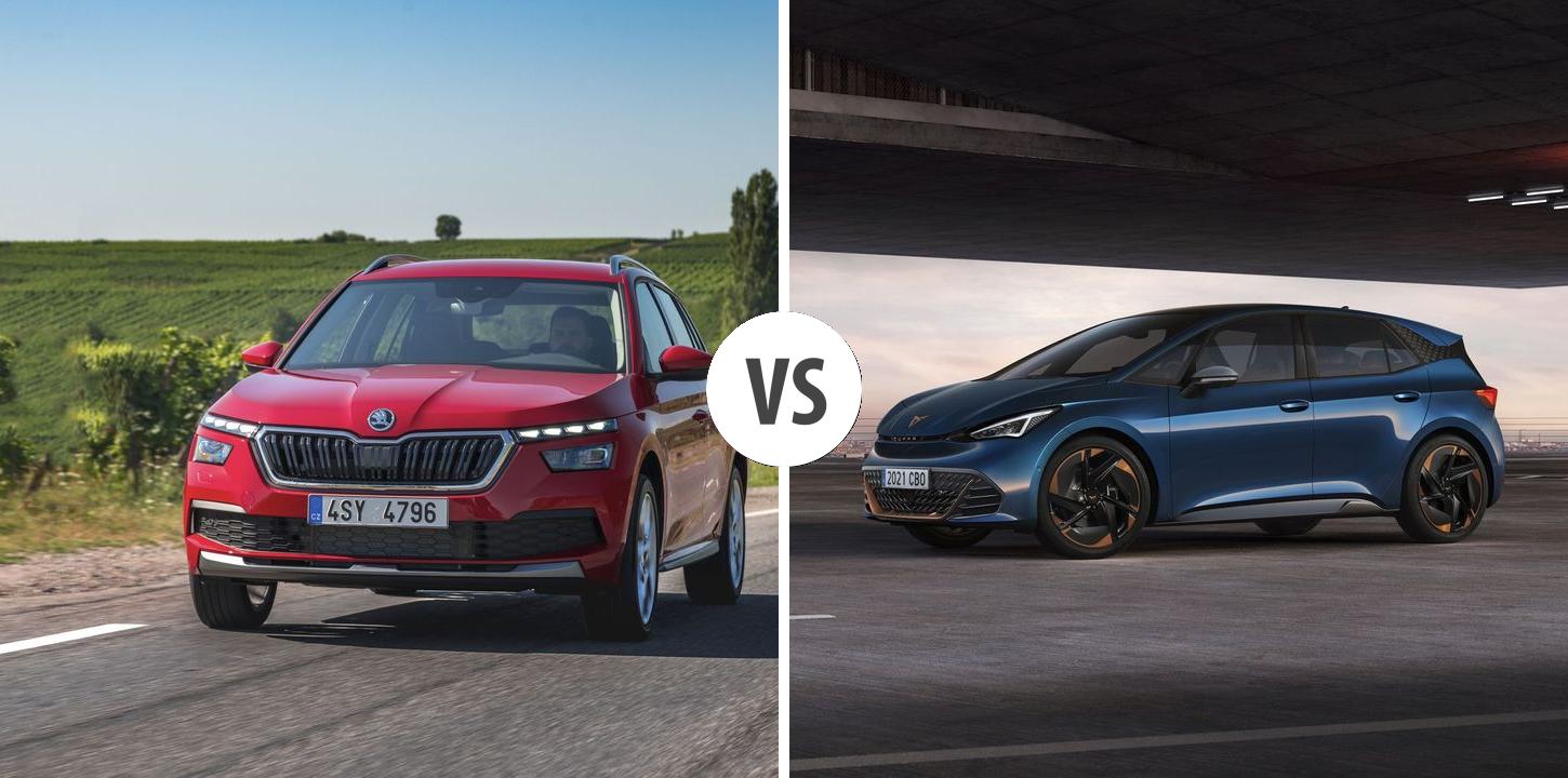 Skoda Kamiq VS CUPRA Born – Vergleiche Preise, Leistung, Kofferraum ...