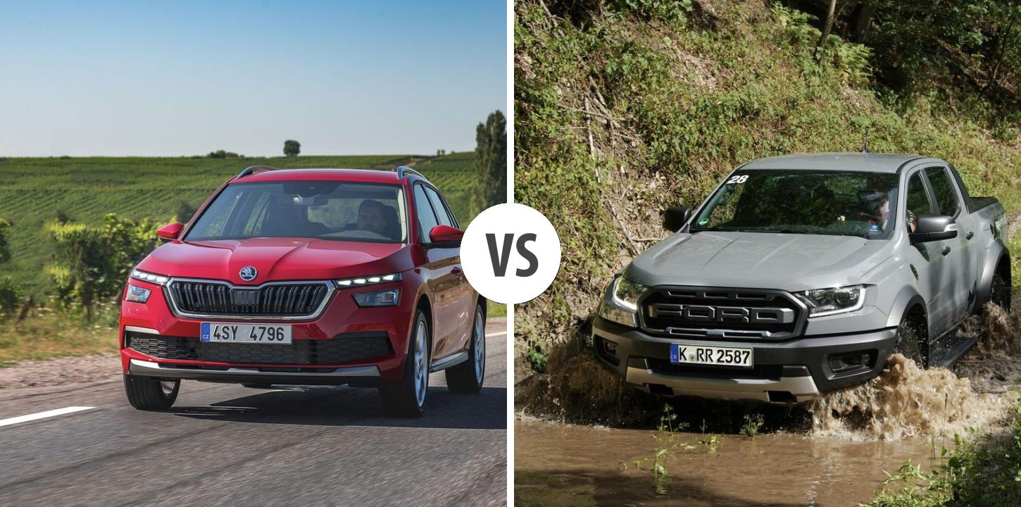 Skoda Kamiq VS Ford Ranger – Vergleiche Preise, Leistung, Kofferraum ...