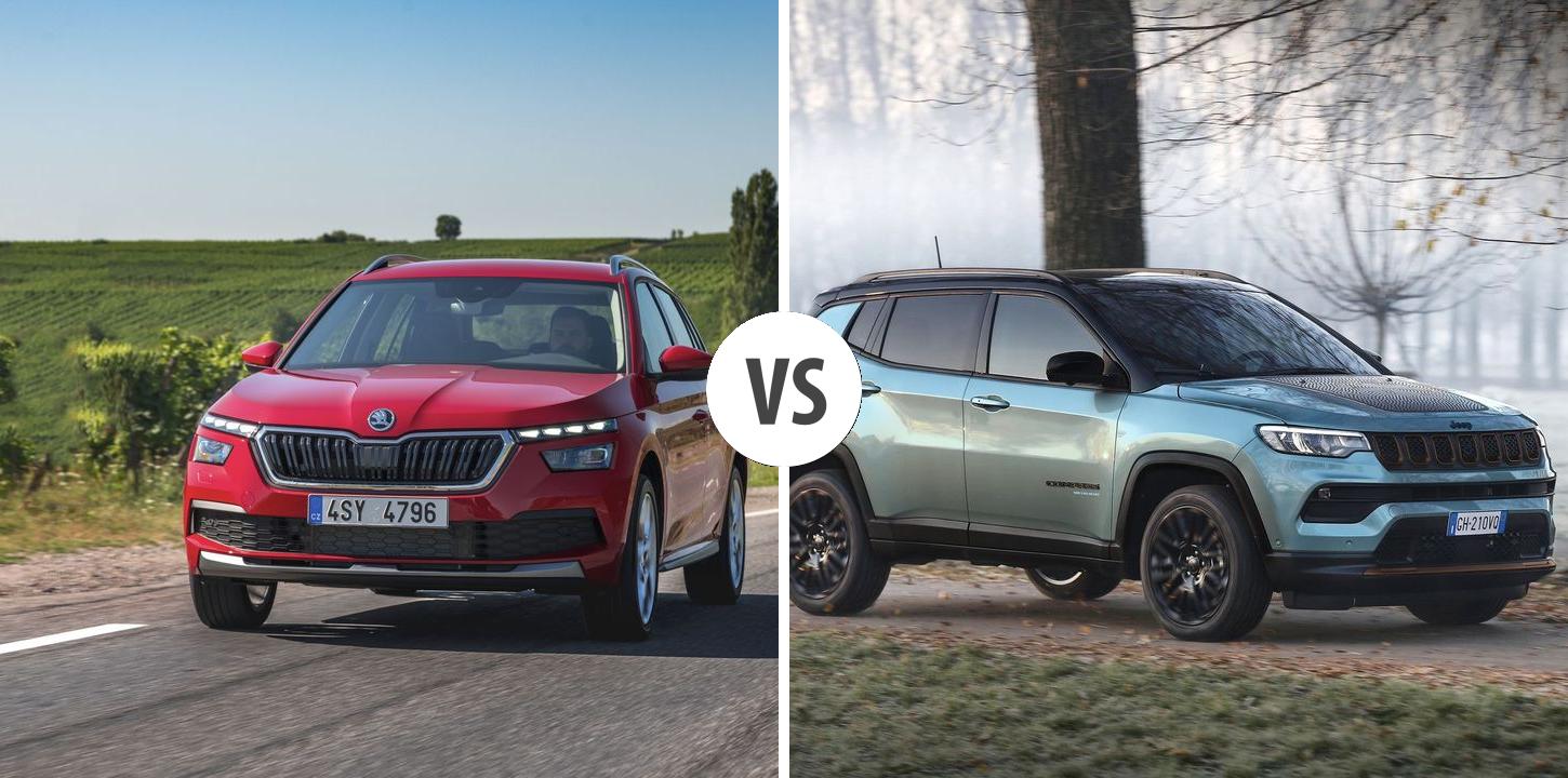Skoda Kamiq VS Jeep Compass – Vergleiche Preise, Leistung, Kofferraum ...