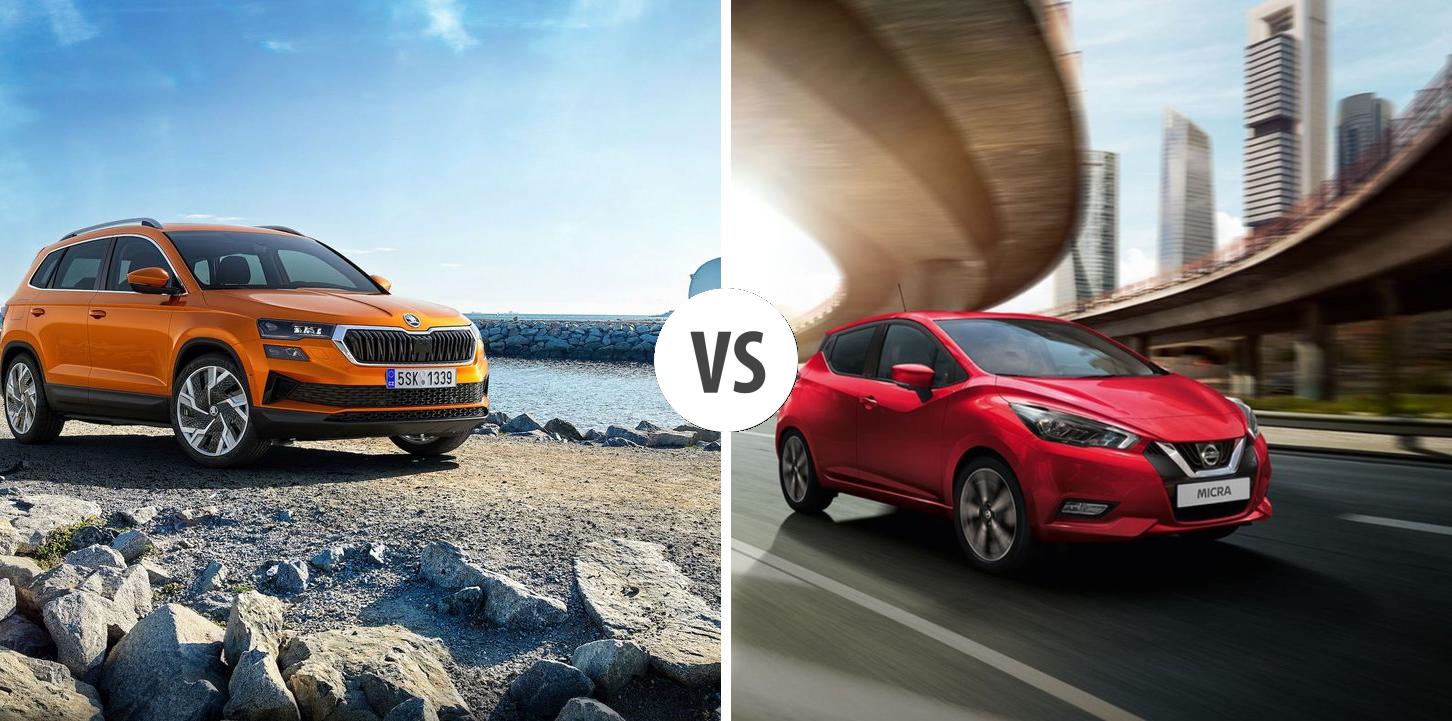 Skoda Karoq VS Nissan Micra – Vergleiche Preise, Leistung, Kofferraum ...