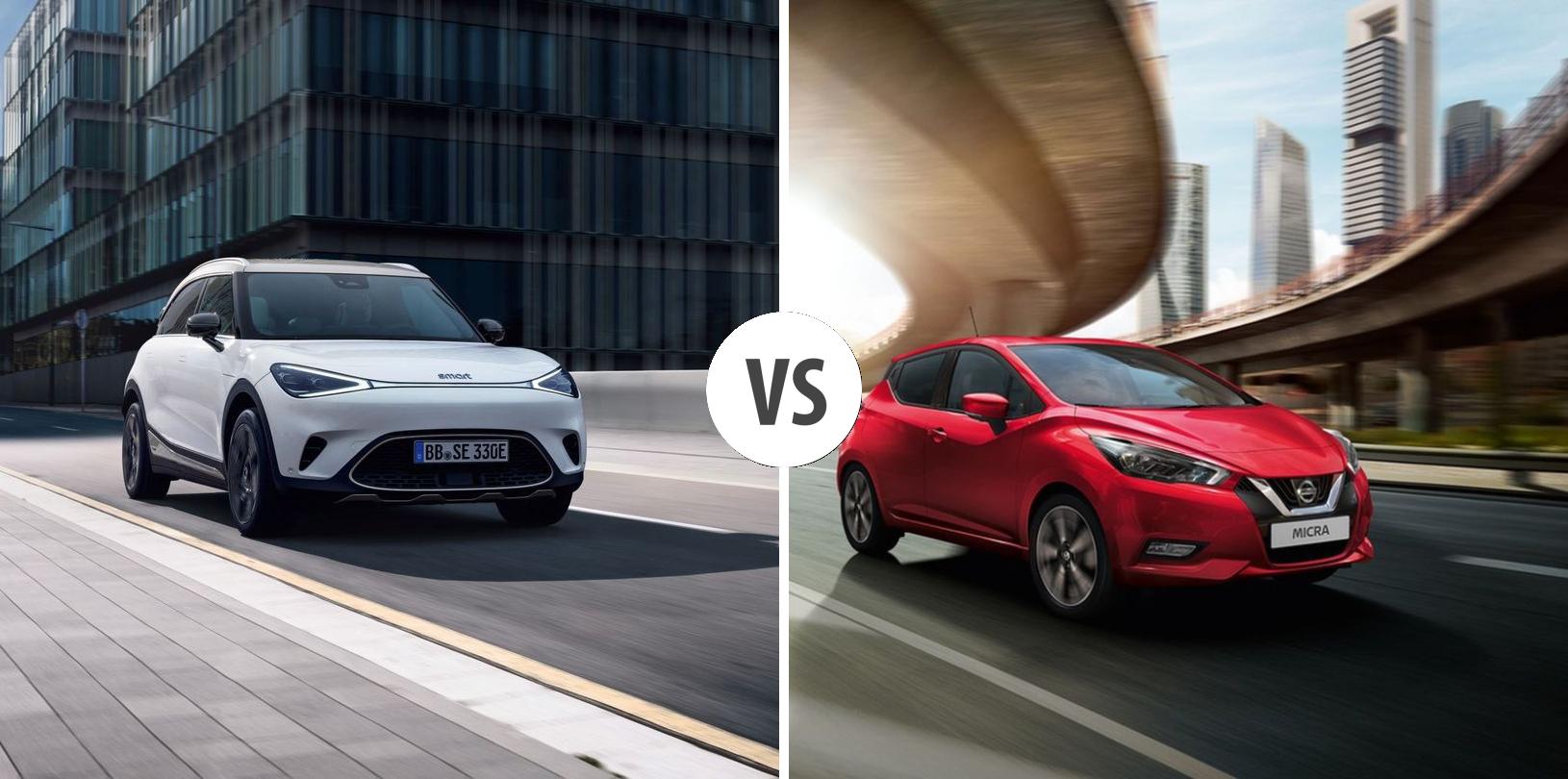 Smart #1 VS Nissan Micra – Vergleiche Preise, Leistung, Kofferraum ...