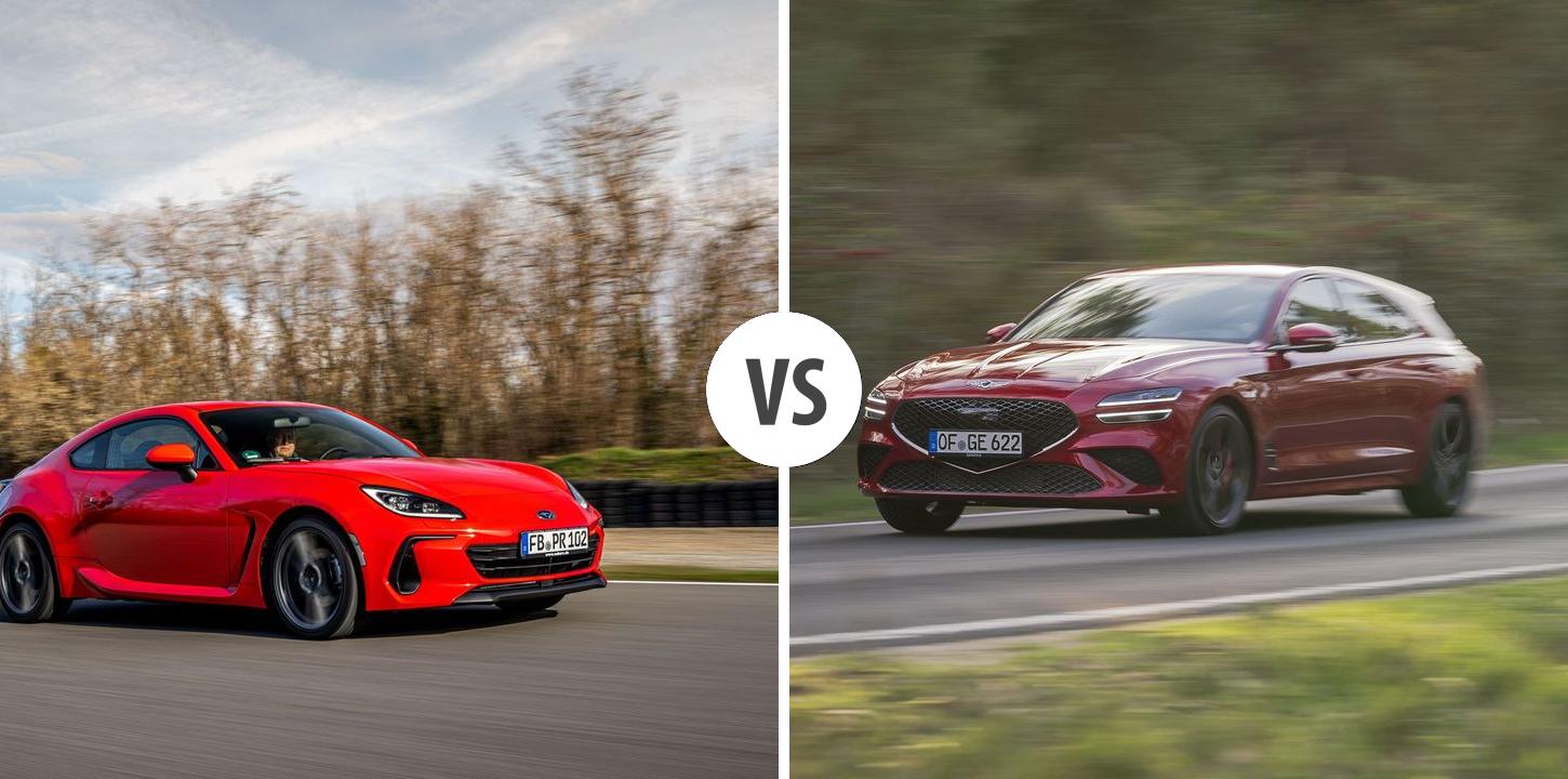 Subaru BRZ (bis 2025) VS Genesis G70 Shooting Brake (bis 2025 ...