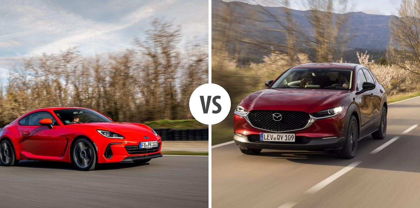 Subaru BRZ VS Mazda CX-30 – Vergleiche Preise, Leistung, Kofferraum ...