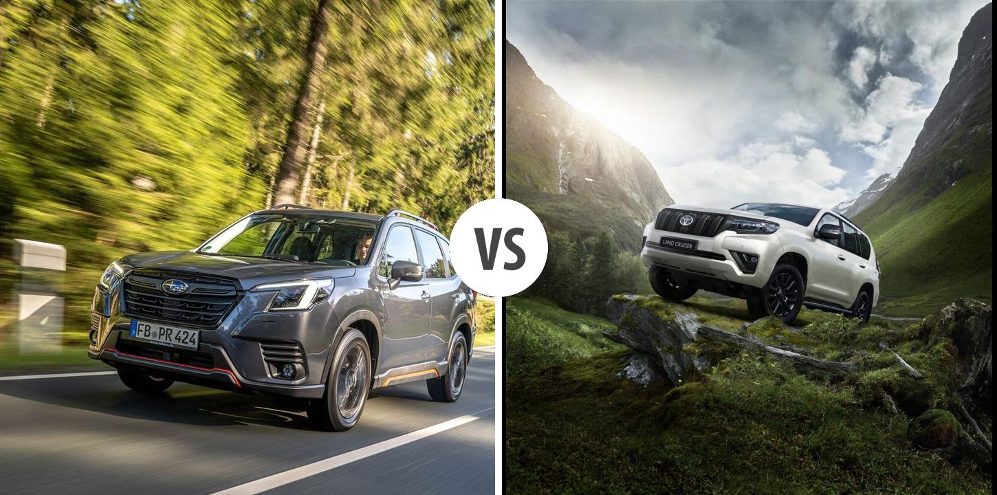Subaru Forester VS Toyota Land Cruiser – Vergleiche Preise, Leistung ...