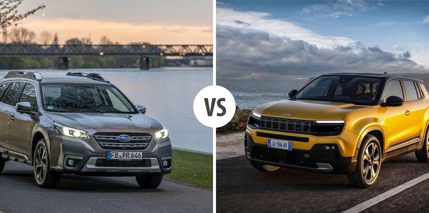 Subaru Outback VS Jeep Avenger Electric Autovergleich | AUTOGOTT.AT