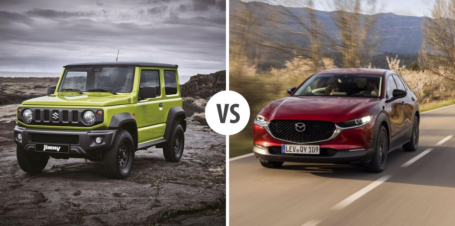 Suzuki Jimny VS Mazda CX-30 – Vergleiche Preise, Leistung, Kofferraum ...