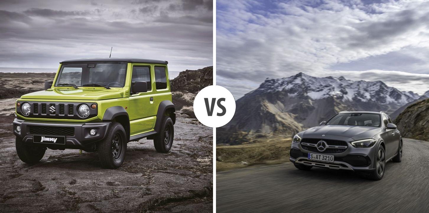Suzuki Jimny VS Mercedes C-Klasse T-Modell – Vergleiche Preise ...