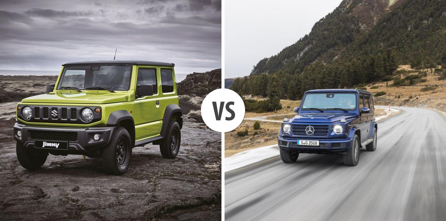 Suzuki Jimny VS Mercedes G-Klasse – Vergleiche Preise, Leistung ...