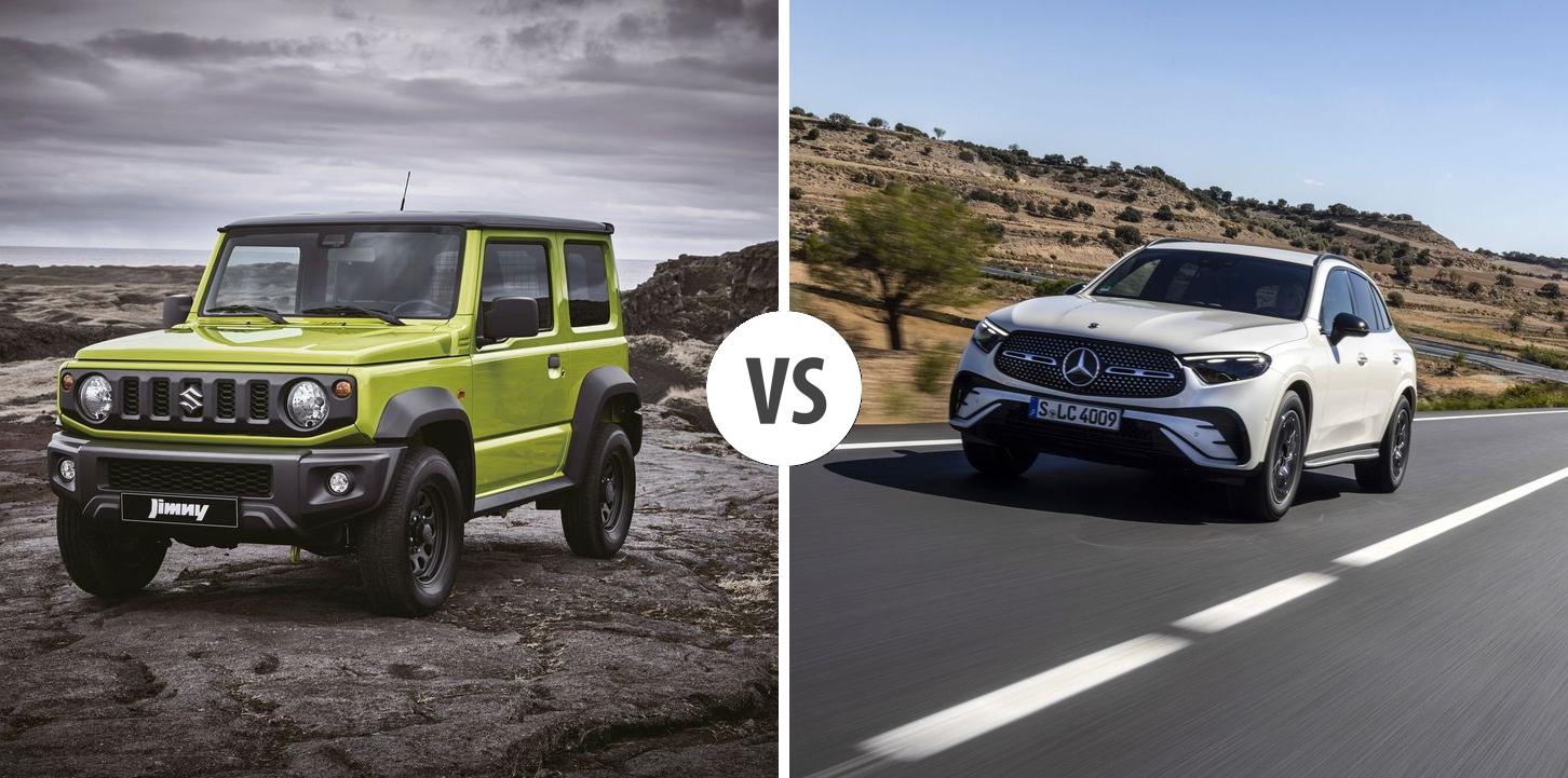Suzuki Jimny VS Mercedes GLC – Vergleiche Preise, Leistung, Kofferraum ...